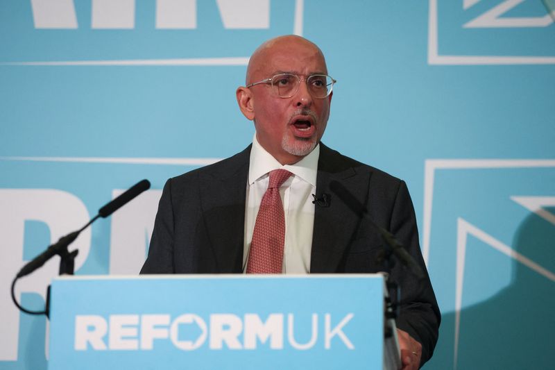 Former UK government minister Zahawi defects to Reform from Conservatives