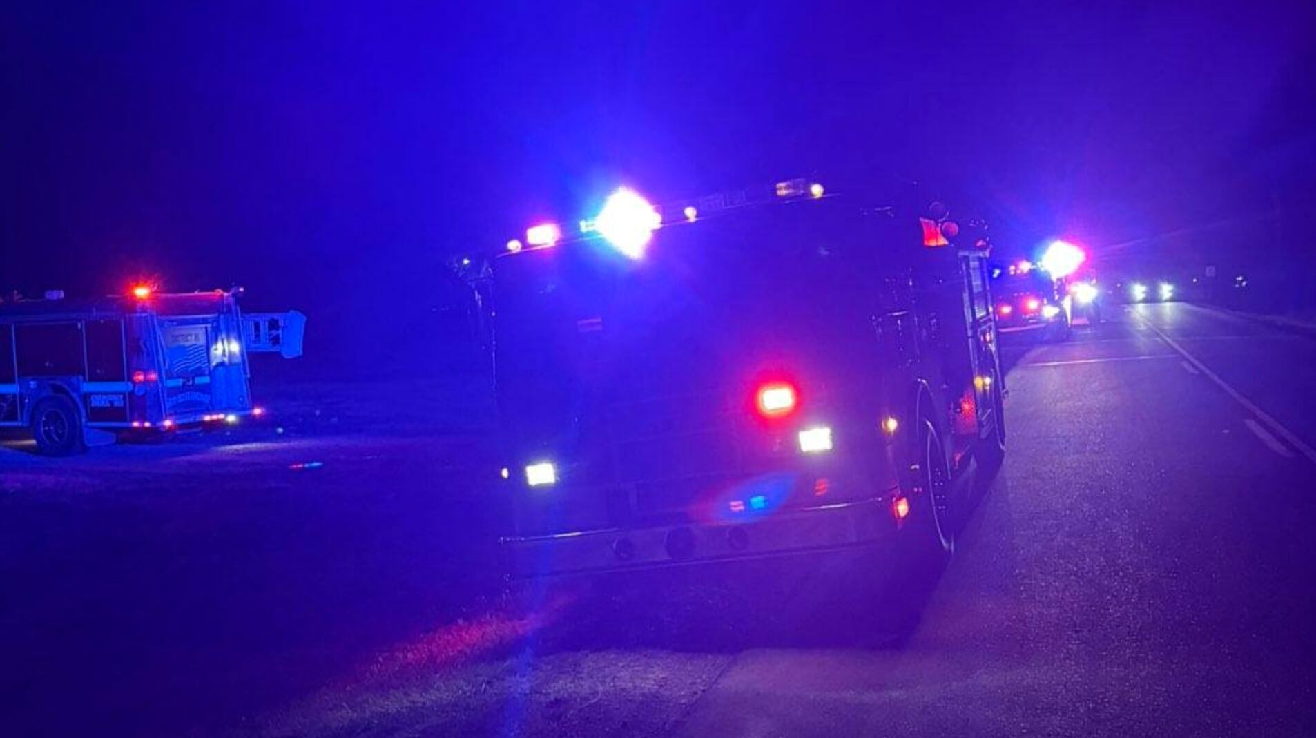 One hospitalized after Sunday evening house fire in Lyon County