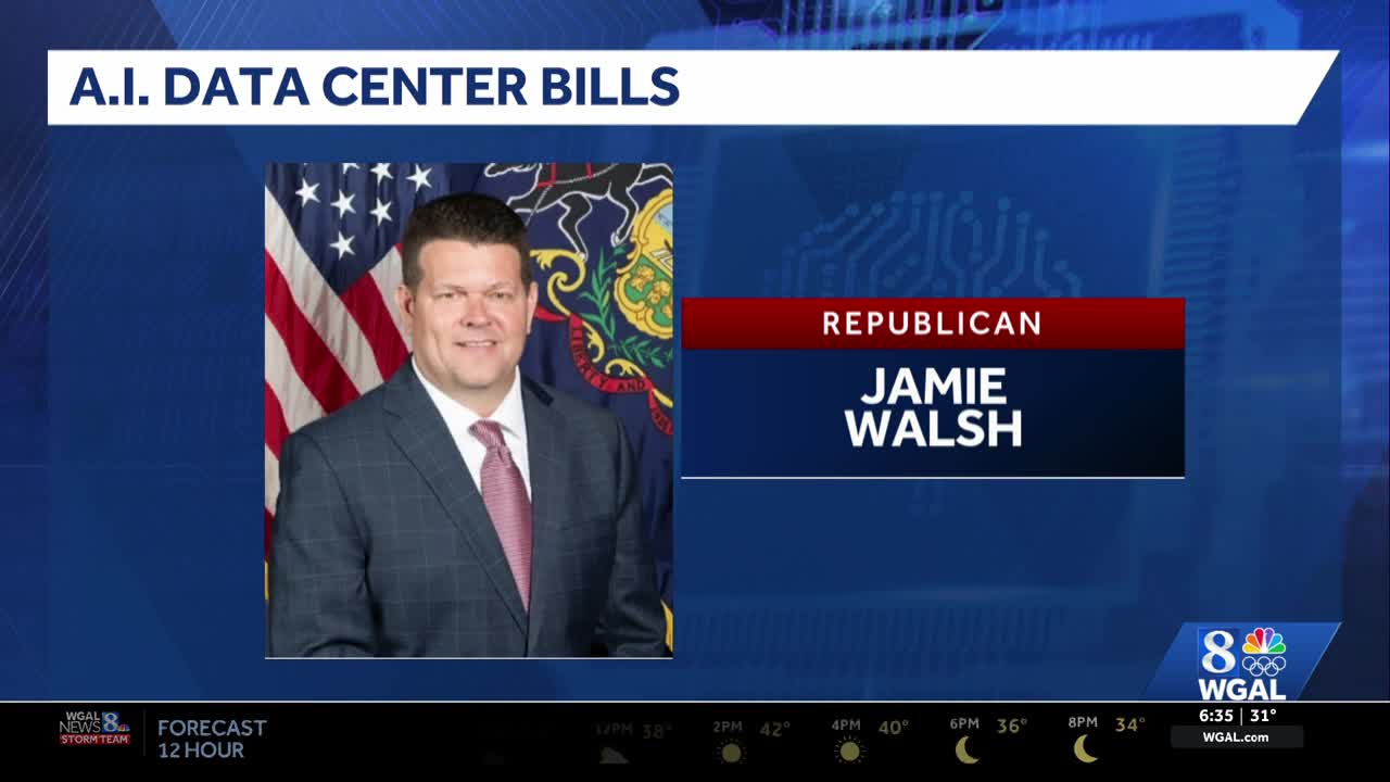 Pa. state representative to propose bills regulating AI data centers
