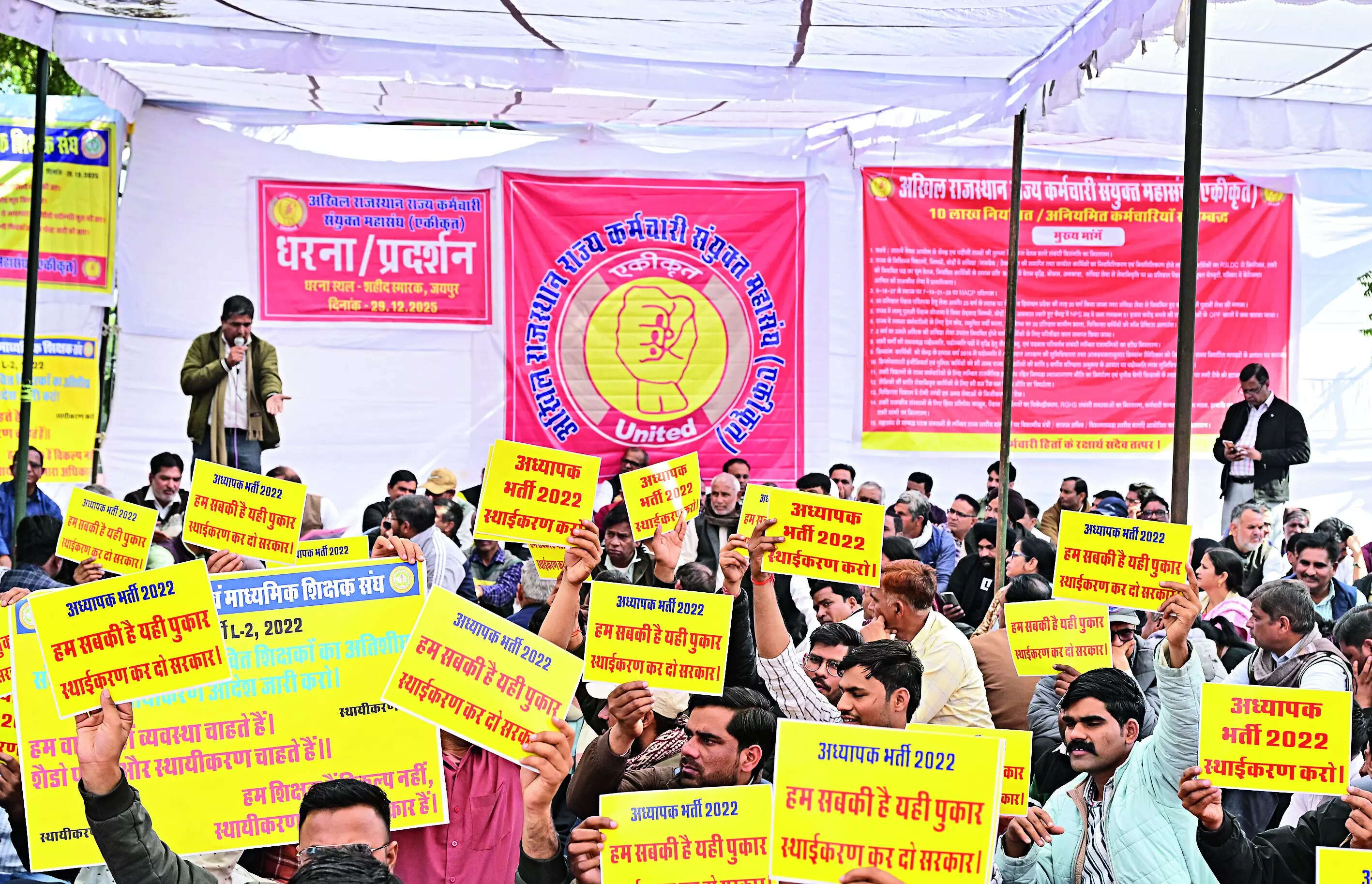 Rajasthan government employees warn of statewide agitation over unmet ...