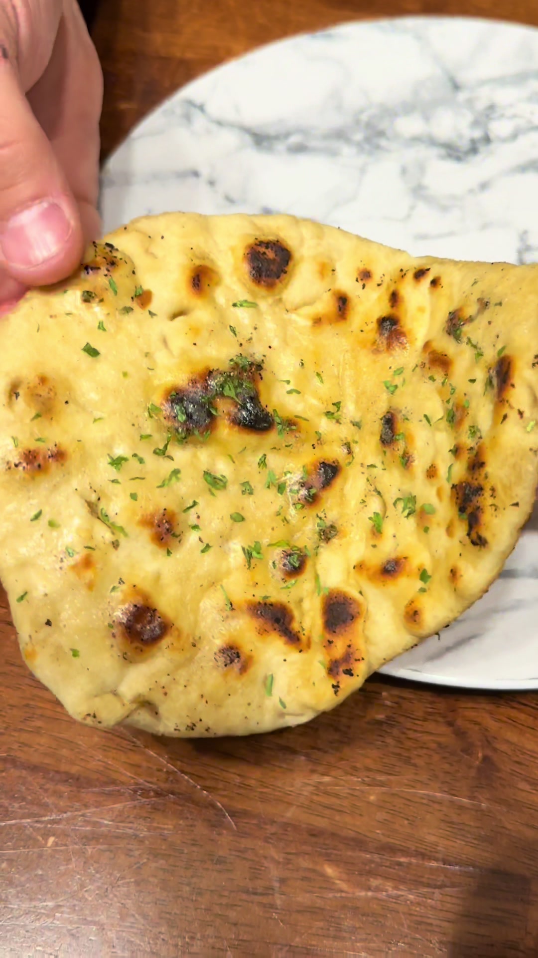 Soft homemade naan bread recipe easy and fluffy