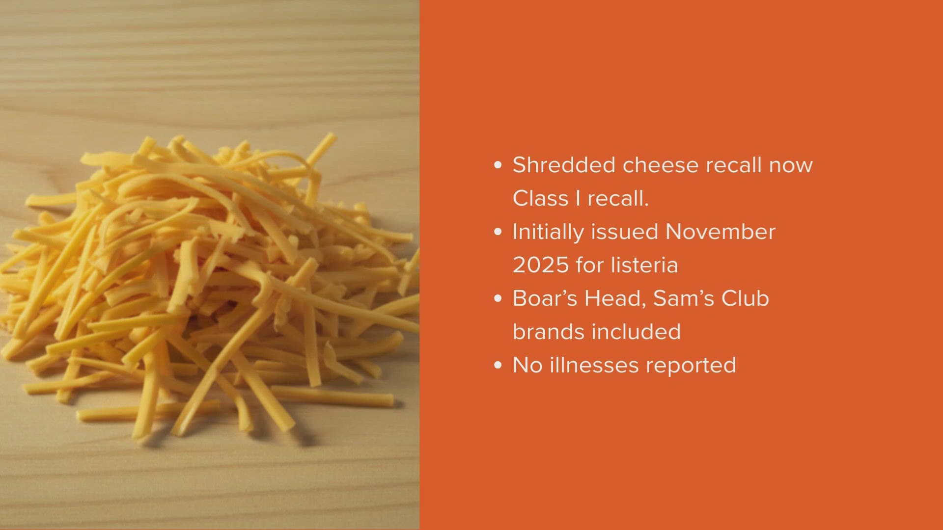 Shredded cheese recalled, reclassified to one of the most serious ...