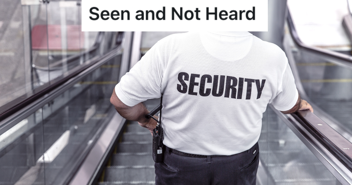 Company hired him as security for their bank, but then they said he’s ...