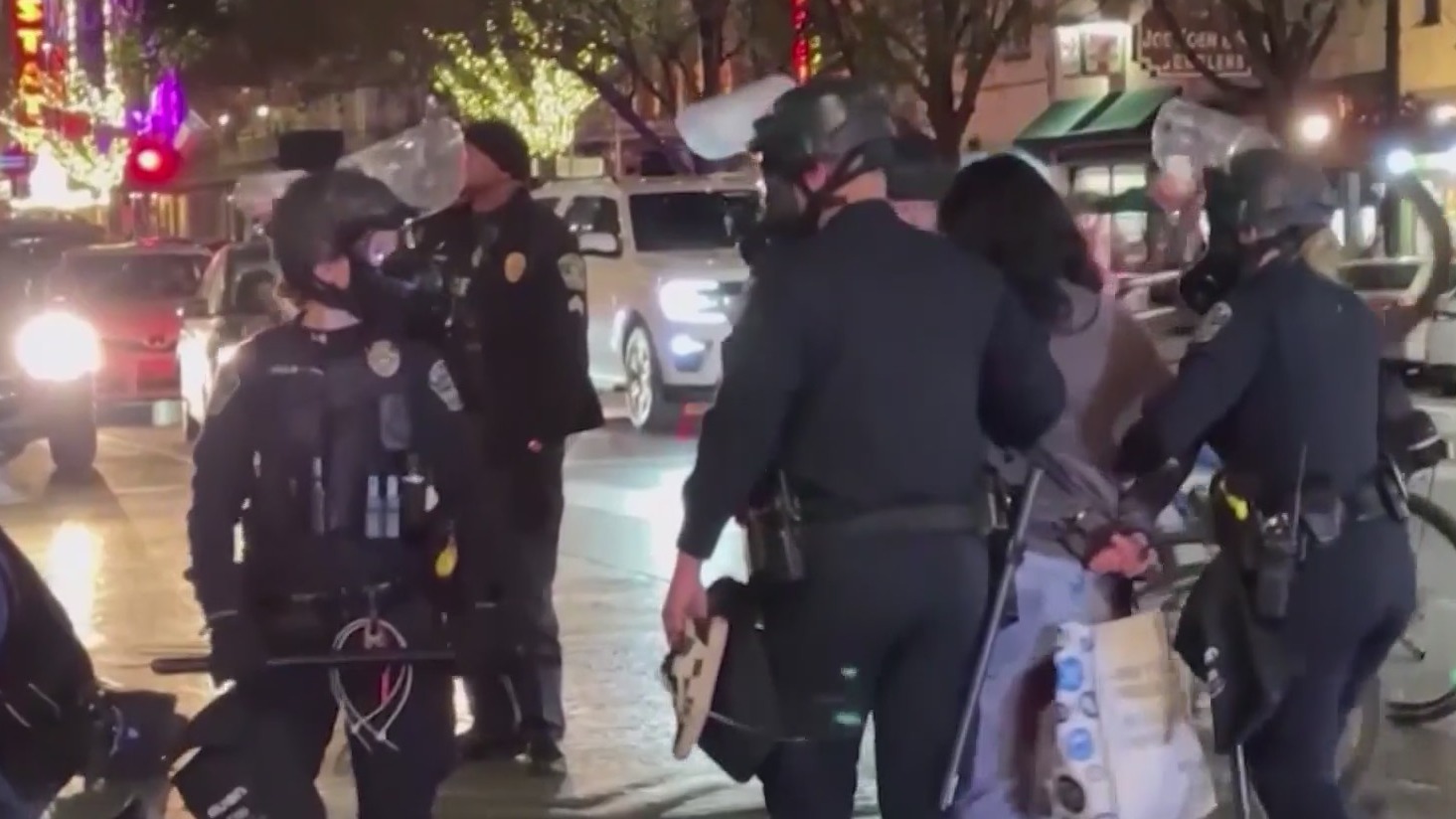 Protesters, police association speak about arrests at anti-ICE protest ...