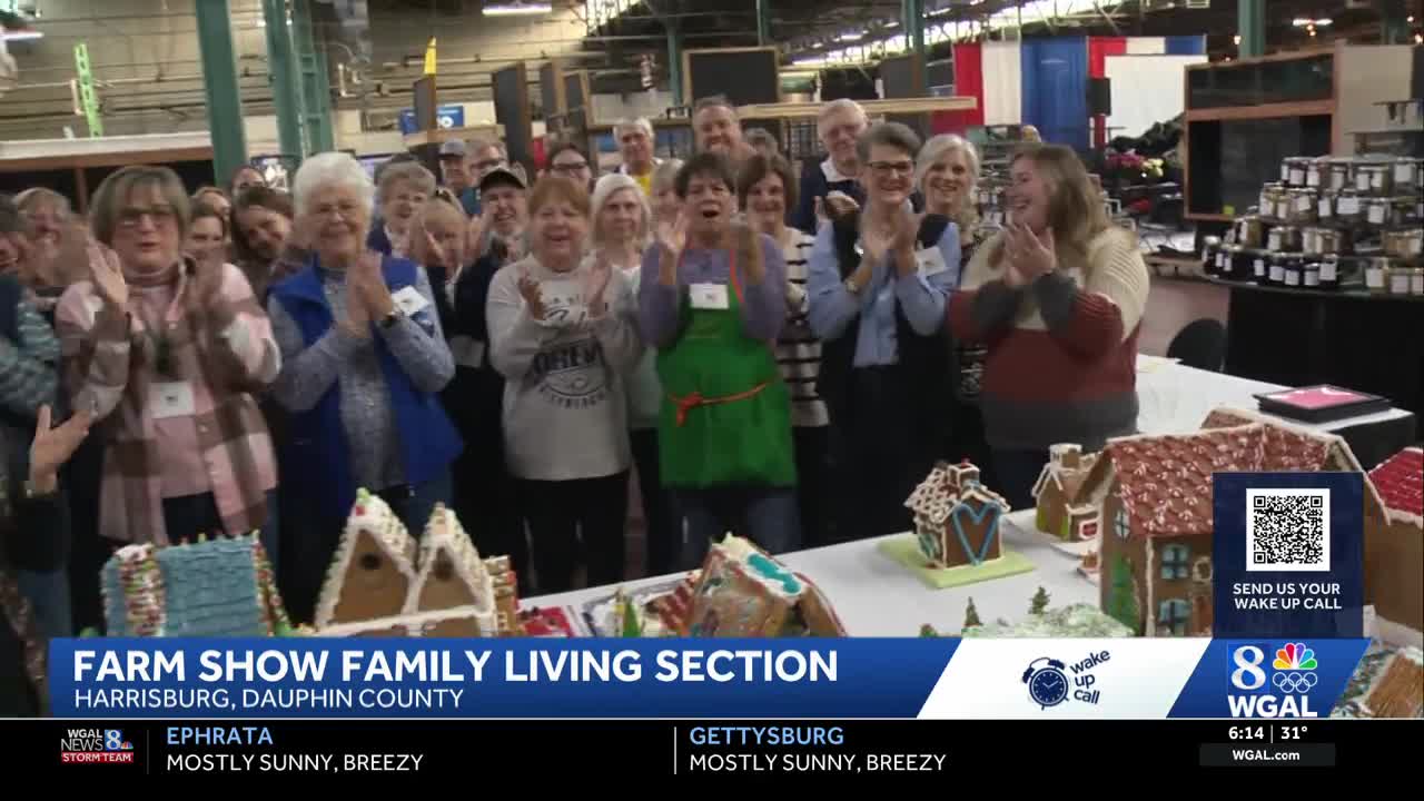Farm show family living section wake up call