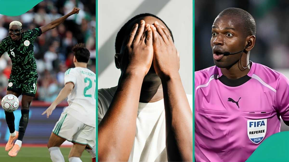 Watch as Algerian father loses his cool after handball appeal was ...