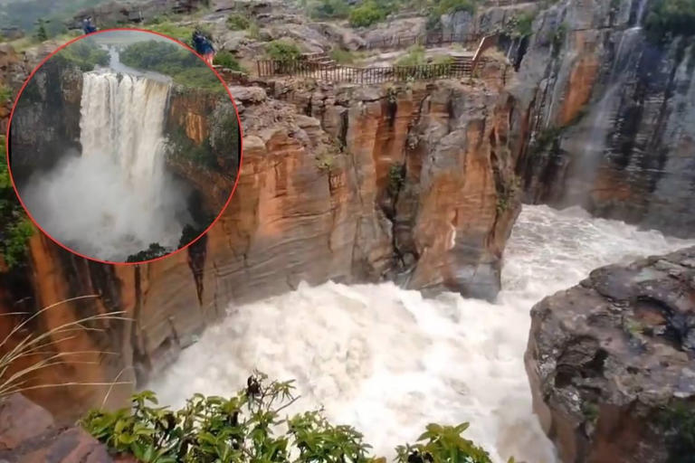 Watch: Mpumalanga’s Panorama Route waterfalls in full flood