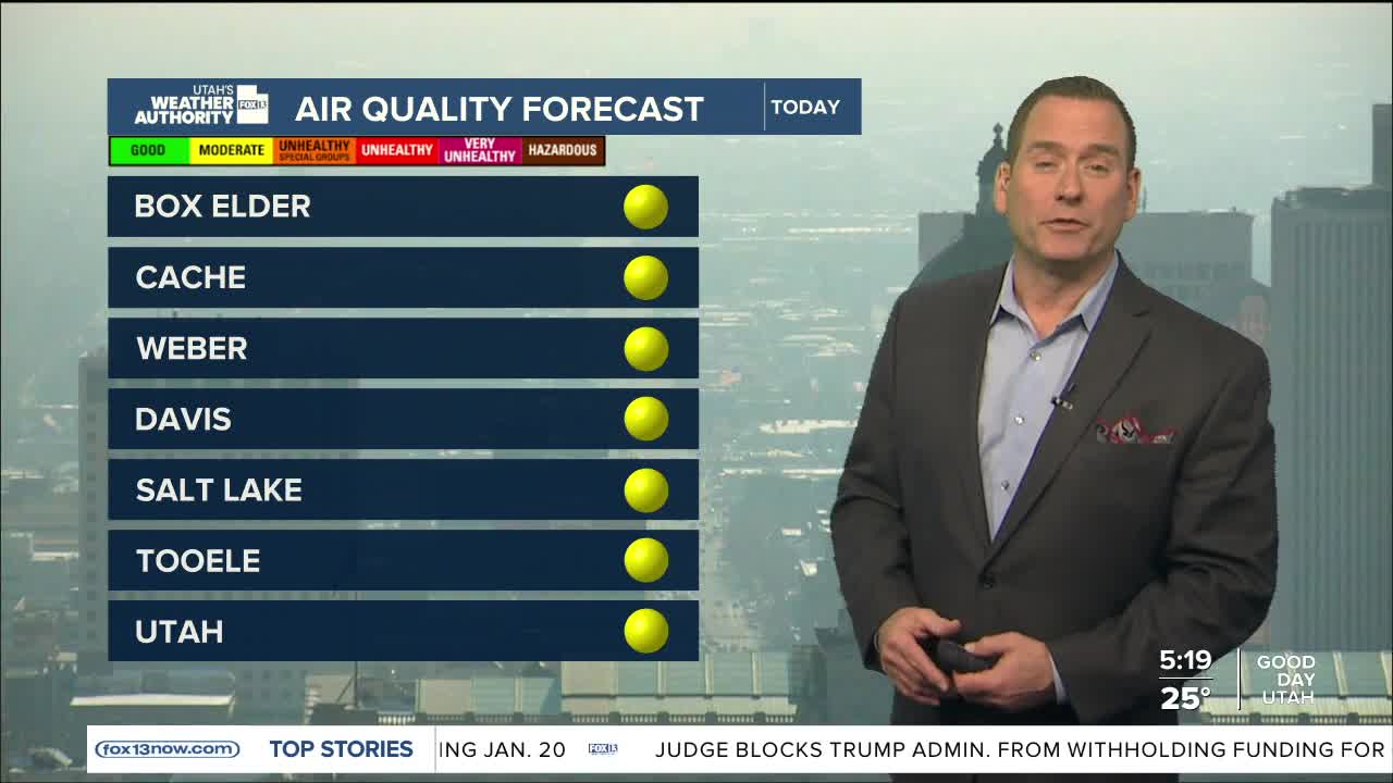 Inversions build this week; Air quality gets worse: Monday, January 12