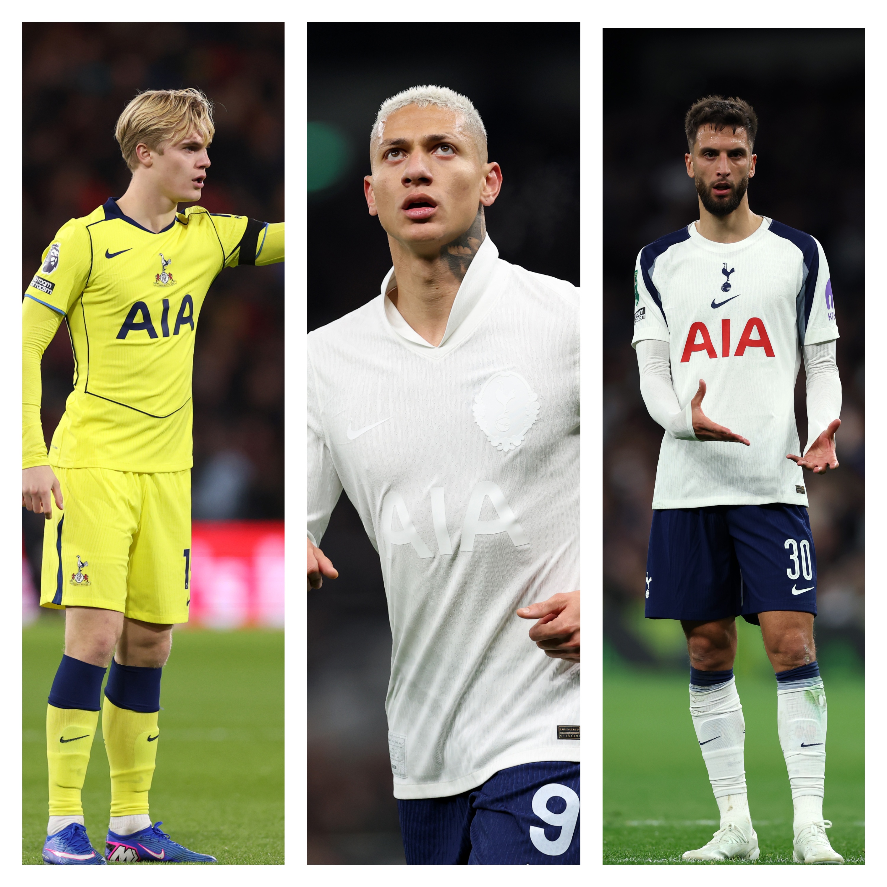 Richarlison, Bentancur & Bergvall: Tottenham early injury news and ...