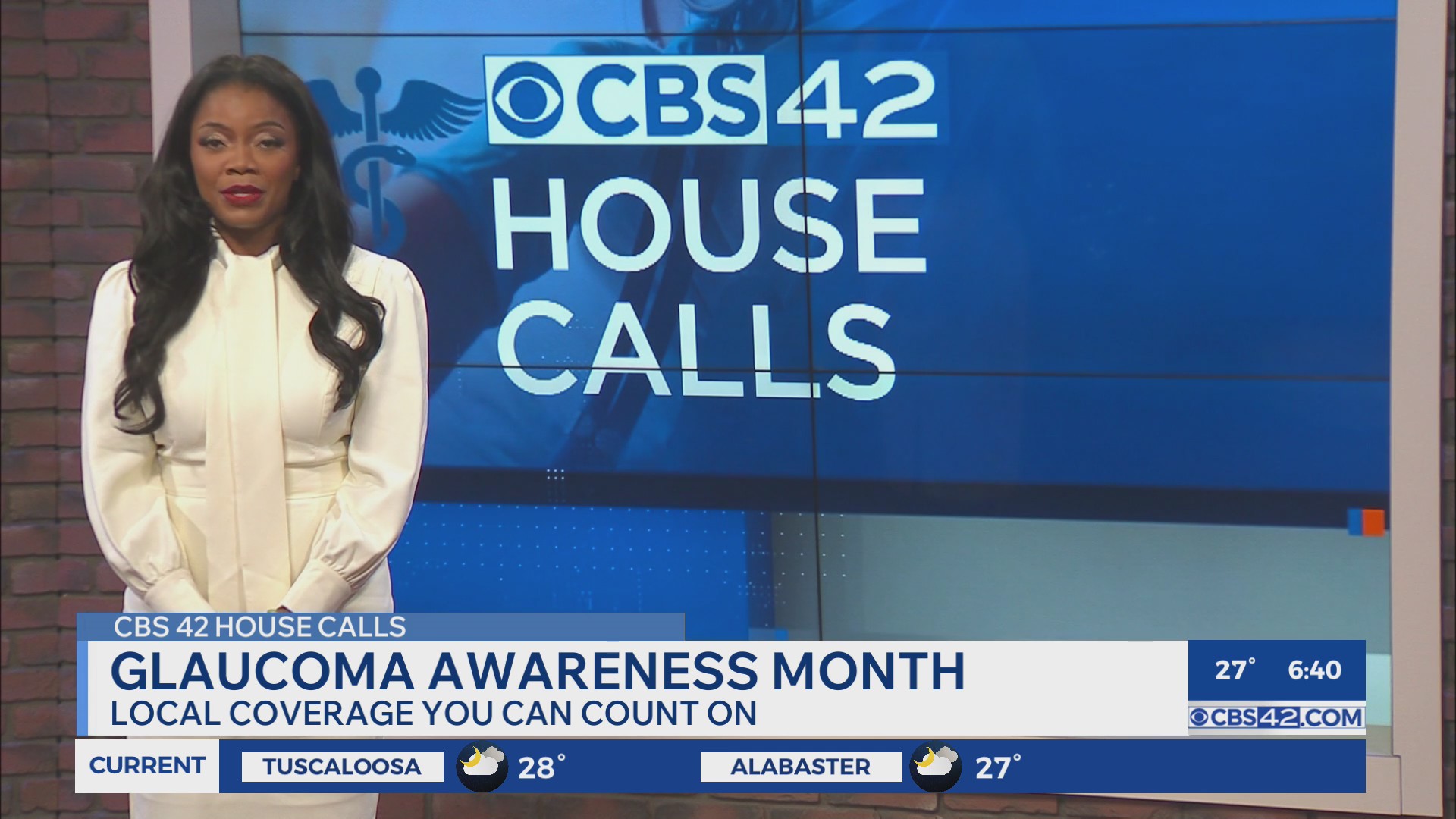 CBS 42 House Calls: Glaucoma Awareness Month