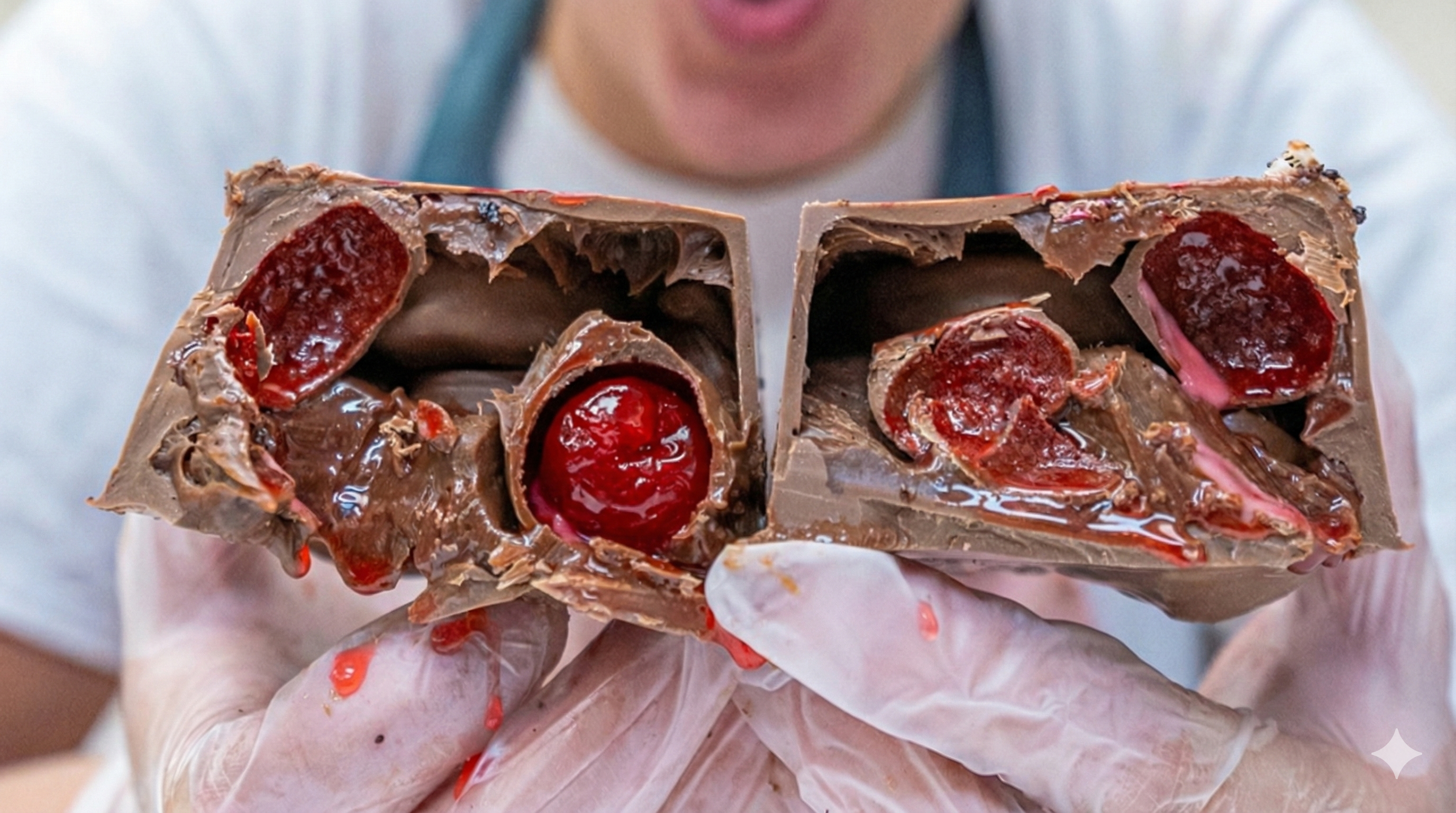 This candy bar is dripping with goodness!