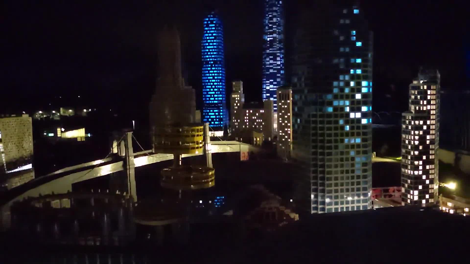 Miniland at midnight | LEGOLAND New York tour