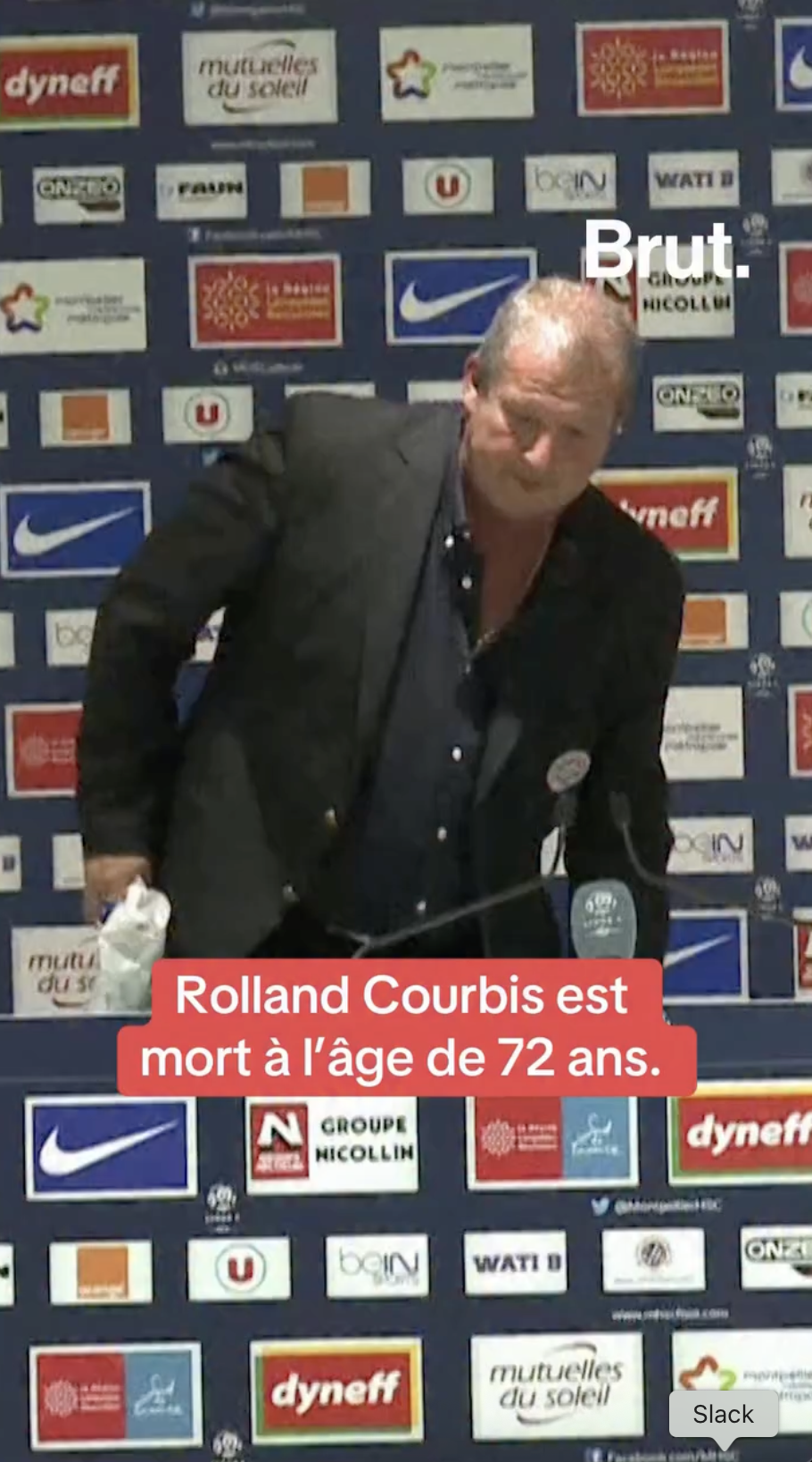 Rolland Courbis est mort à l’âge de 72 ans.