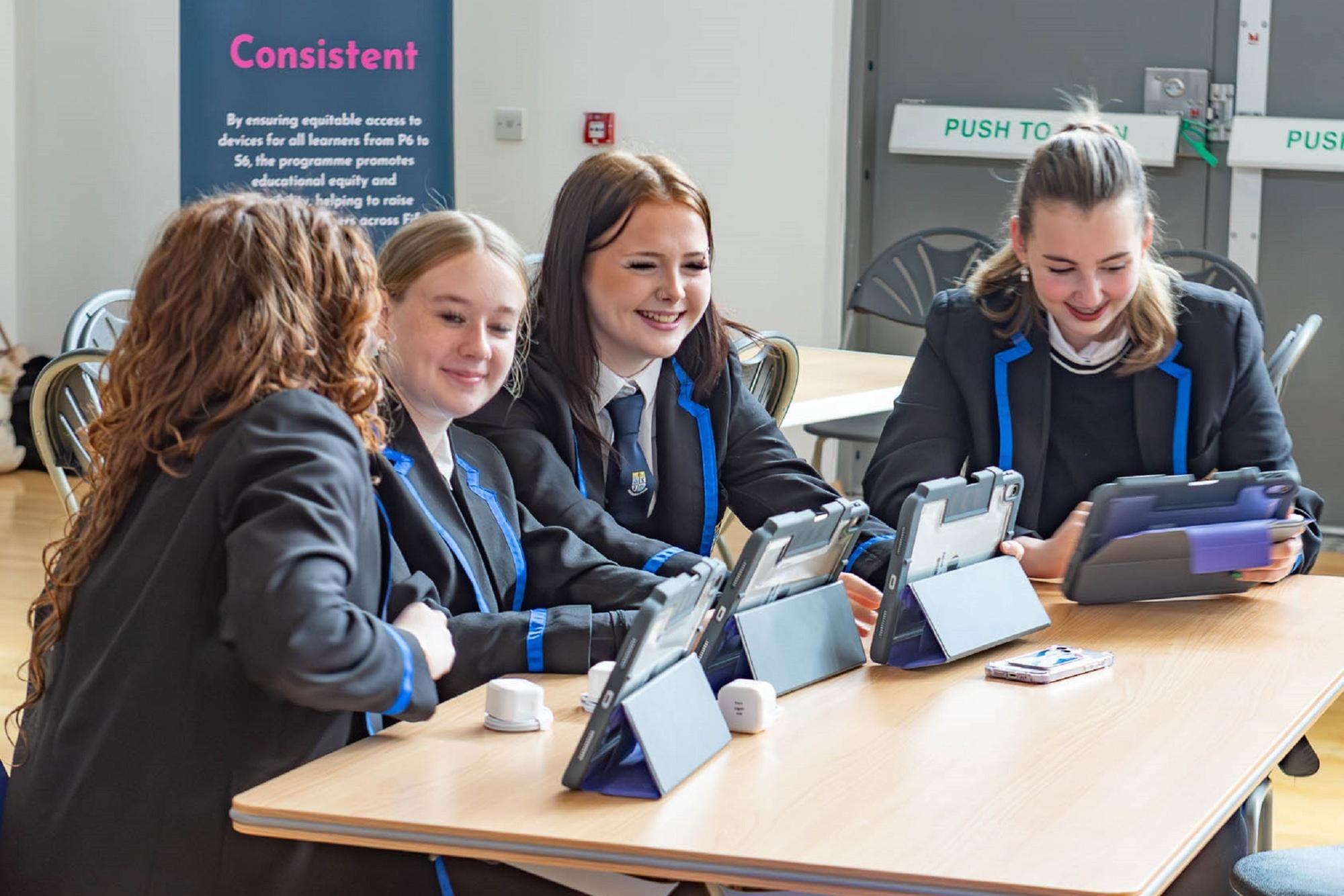 Milestone reached in Fife’s bid to give every P6-S6 pupil their own iPad