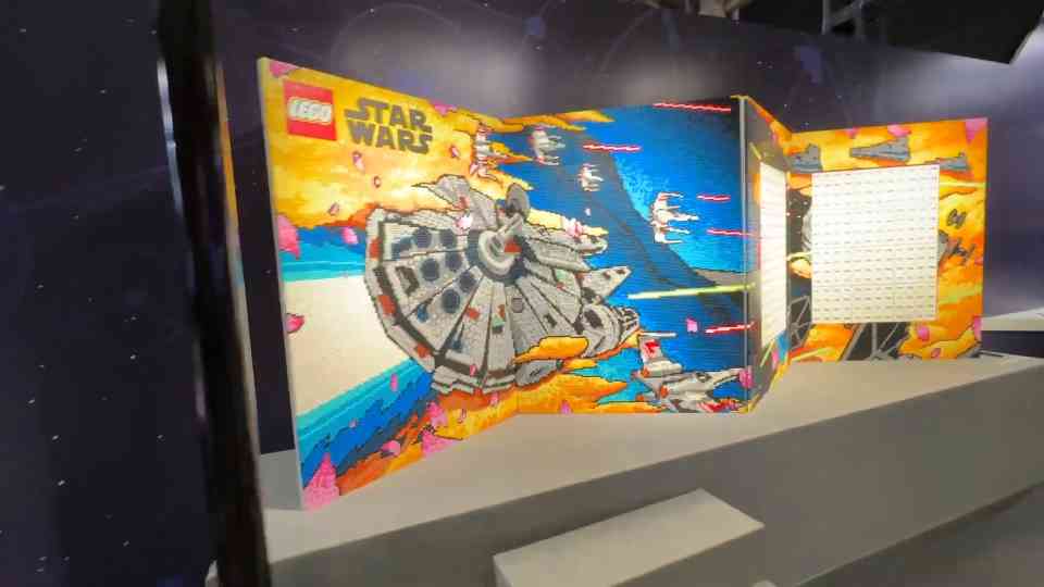 How LEGO brought Star Wars to life at the event
