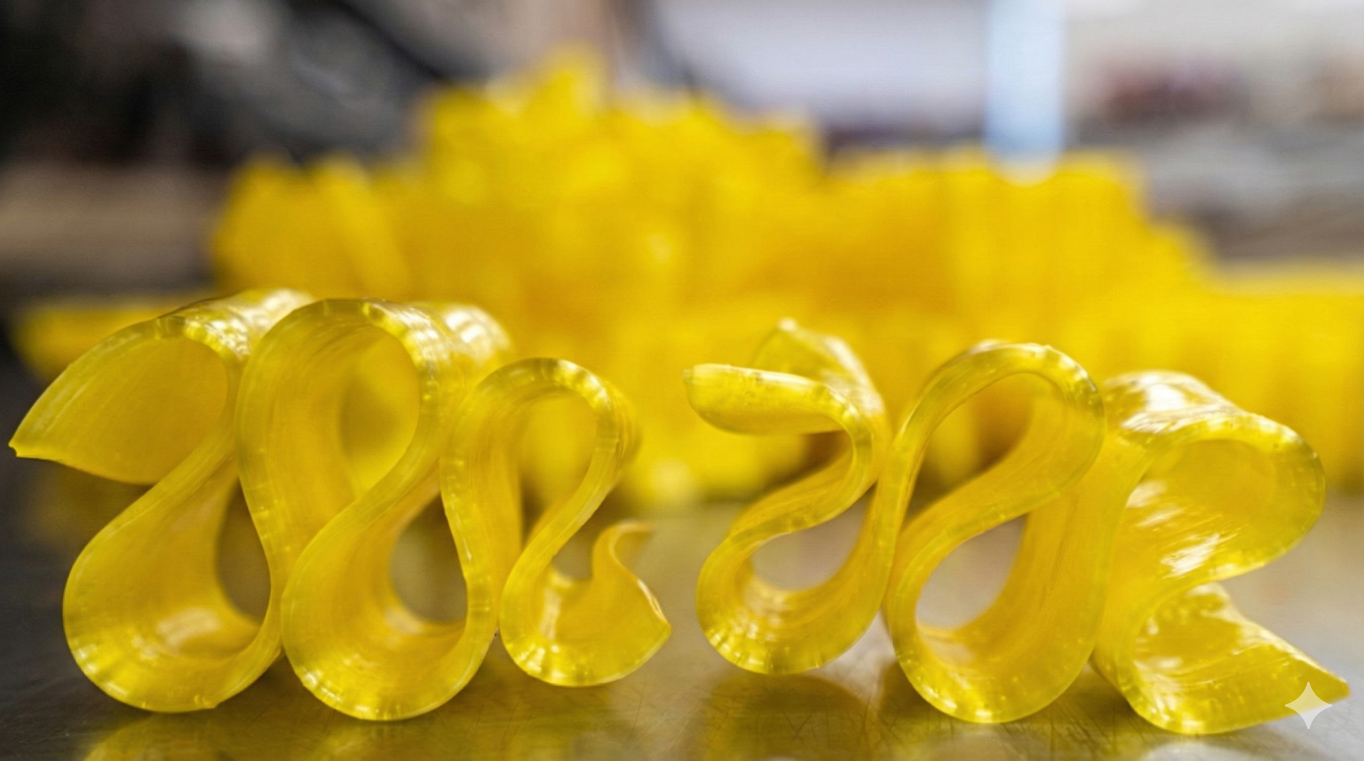 Believe it or not this ribbon candy is filled with something