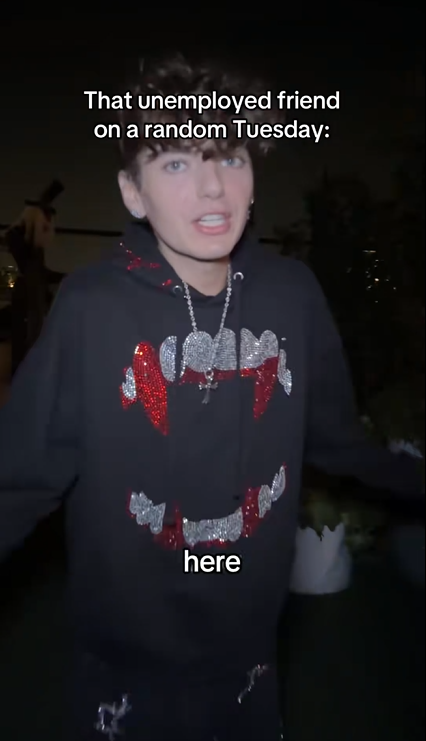 That unemployed friend on a random day