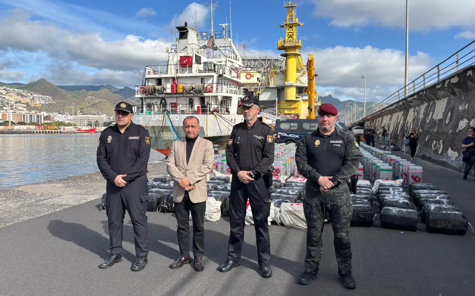 Spain makes largest-ever cocaine seizure at sea