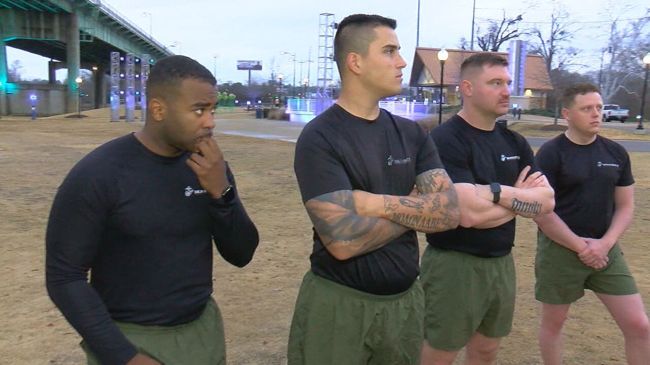 US Marines host recruiting camp in Tuscaloosa