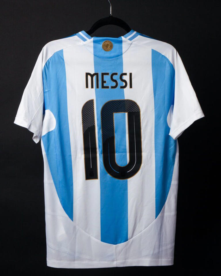 Four historic Lionel Messi shirts up for auction