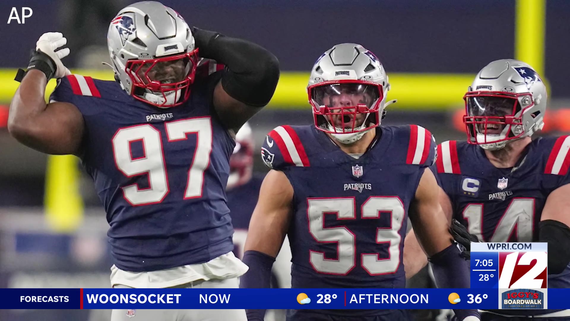 Maye throws late TD pass and Patriots' defense roughs up Herbert ...