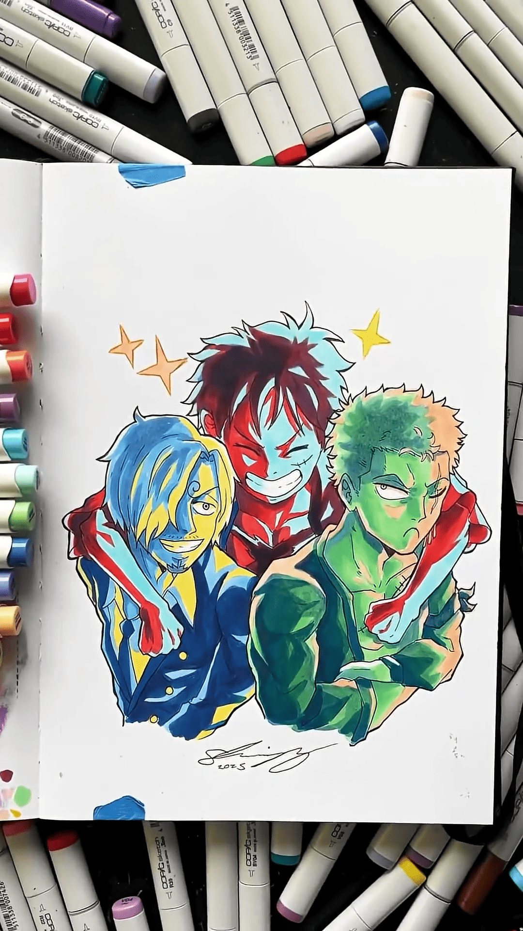 Easy art tips for coloring with fewer markers