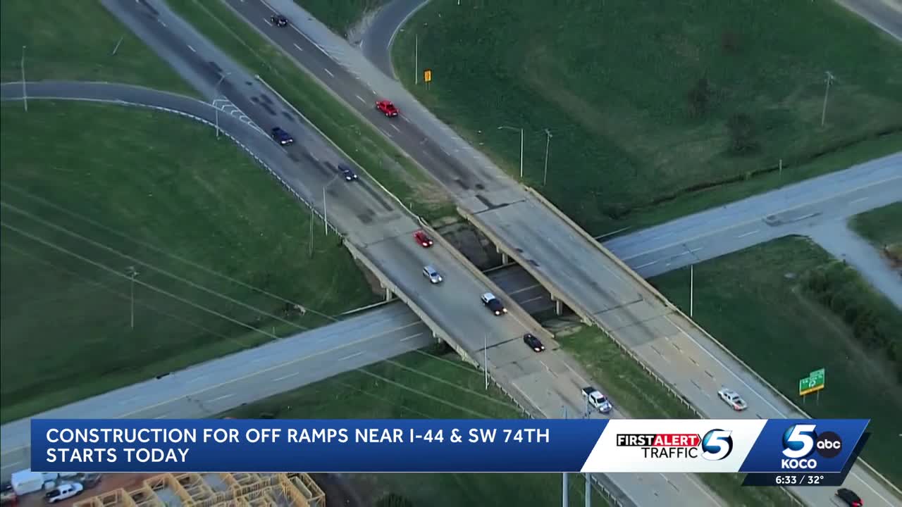 I-44 to be narrowed in southwest Oklahoma City due to construction project