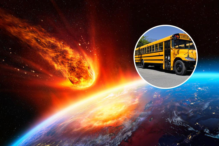 NASA tracking bus-sized asteroid approaching Earth today