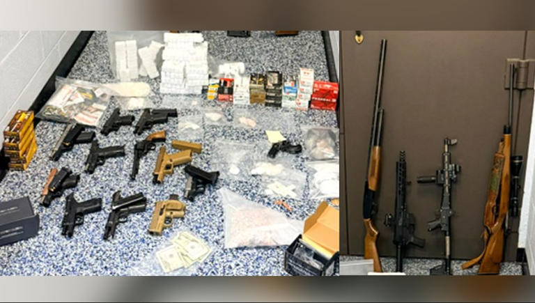 Photos: Fentanyl, heroin, cocaine, ecstasy, guns seized in North ...