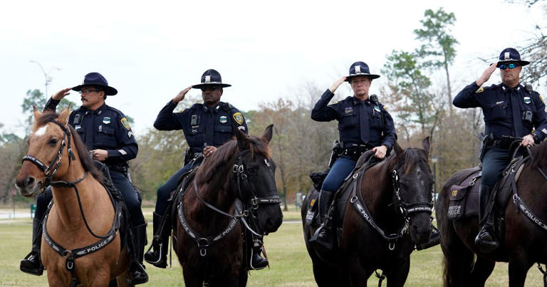 Remember the mounted border officers Kamala slandered? This mounted ...