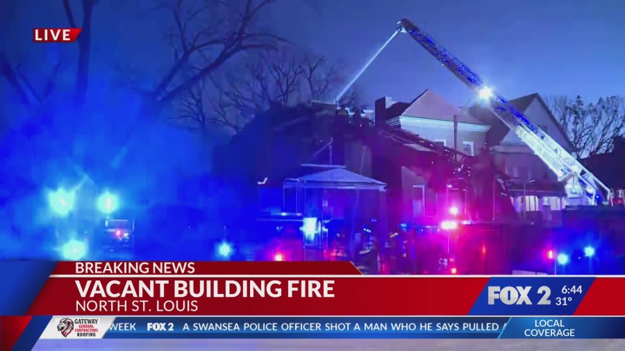 Fire crews battle overnight fire in north St. Louis