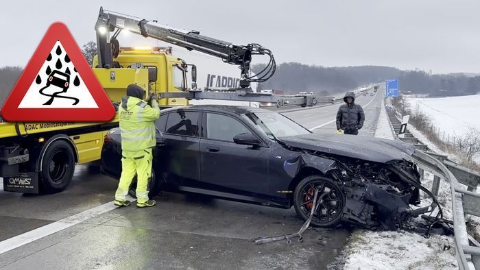 Gefährlicher Eisregen führt zu Unfällen – Lage bleibt weiter kritisch