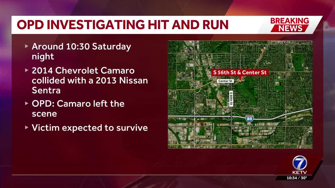 Omaha police investigate hit-and-run that left one woman injured