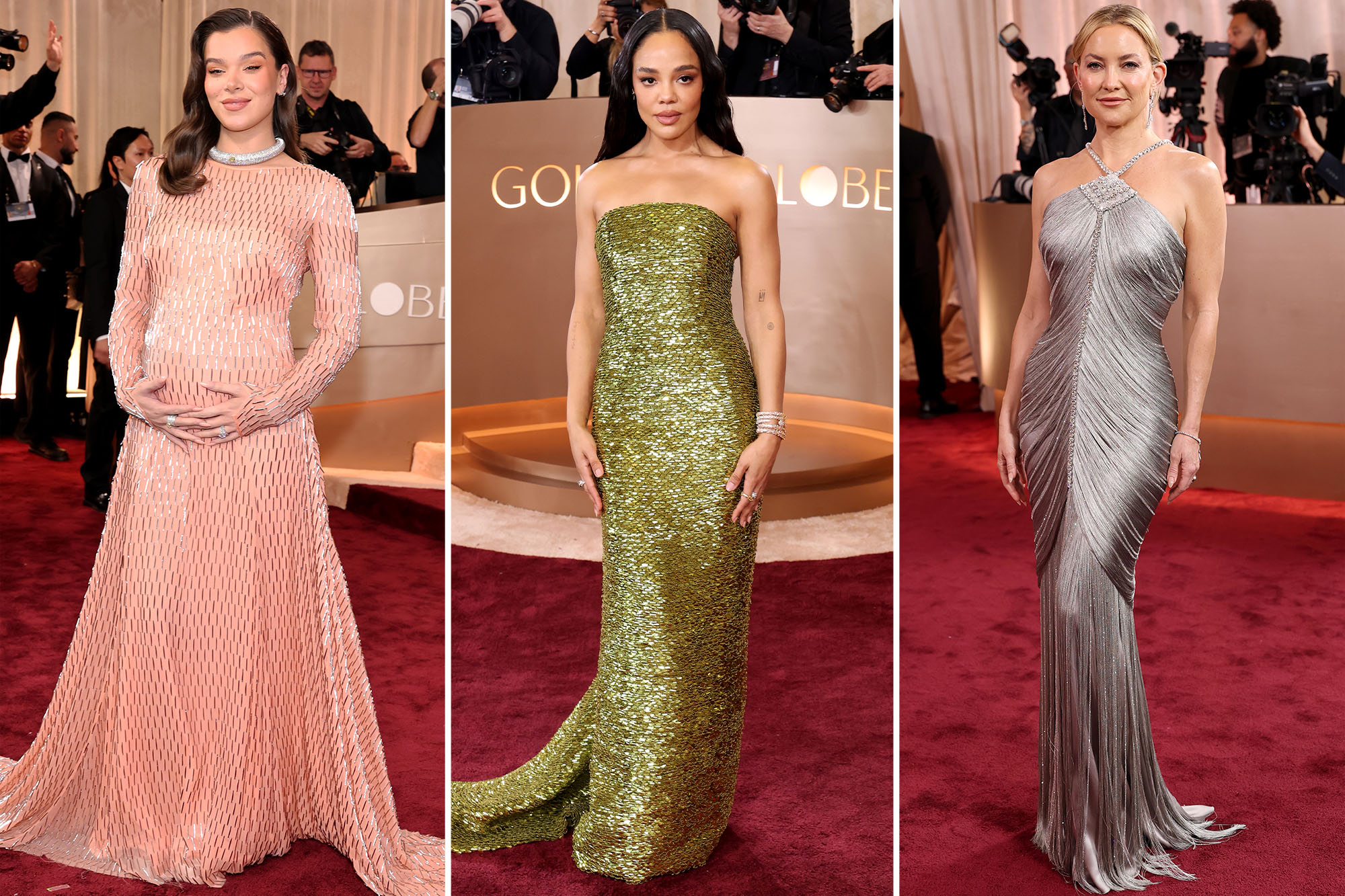 The best-dressed celebrities at the Golden Globes 2026: Hailee ...