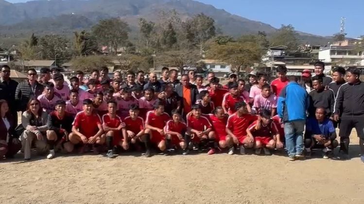 Community football tournament opens in Manipur's Kangpokpi, draws large ...