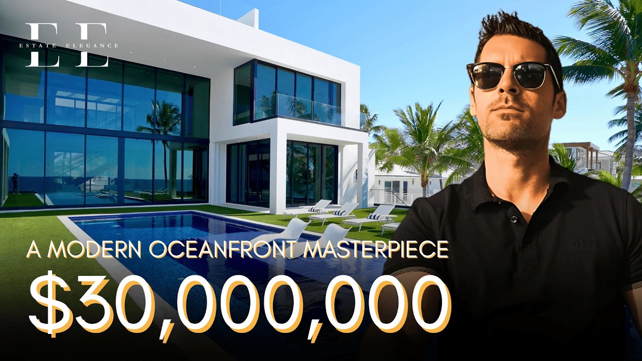 A $30M+ modern oceanfront dream home