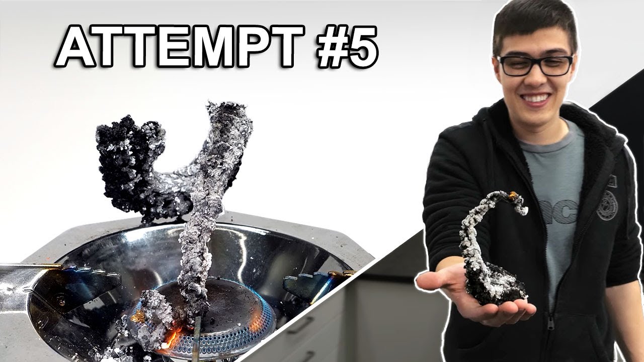 Growing a chemical snake that looks like a turd