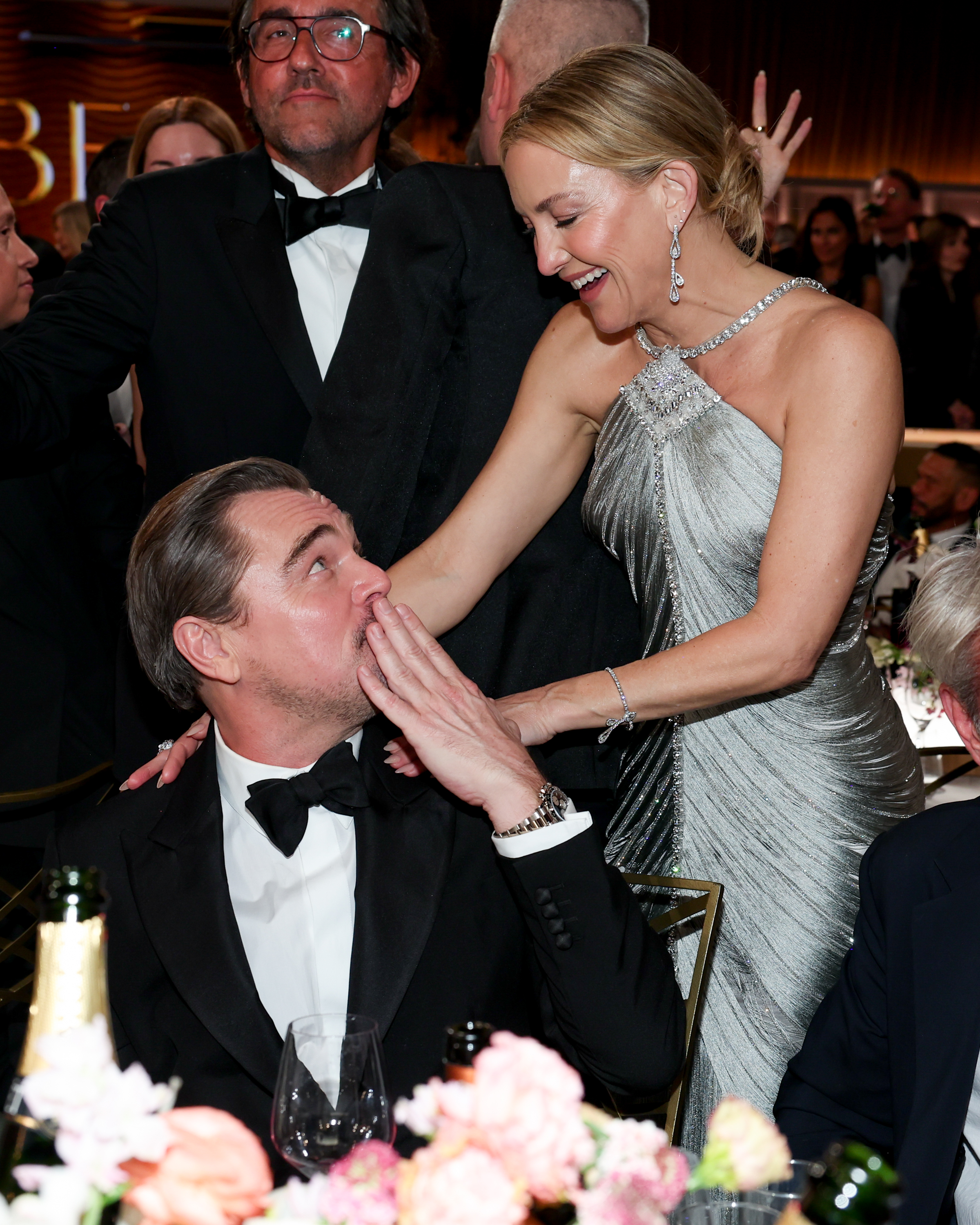 Watch Leonardo DiCaprio’s animated antics during Golden Globes 2026 ...