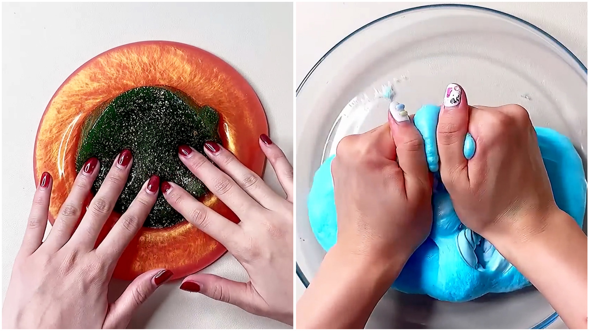 Slow and gentle slime sounds