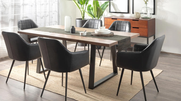 Make your dining table a bold statement with an affordable thrift store ...