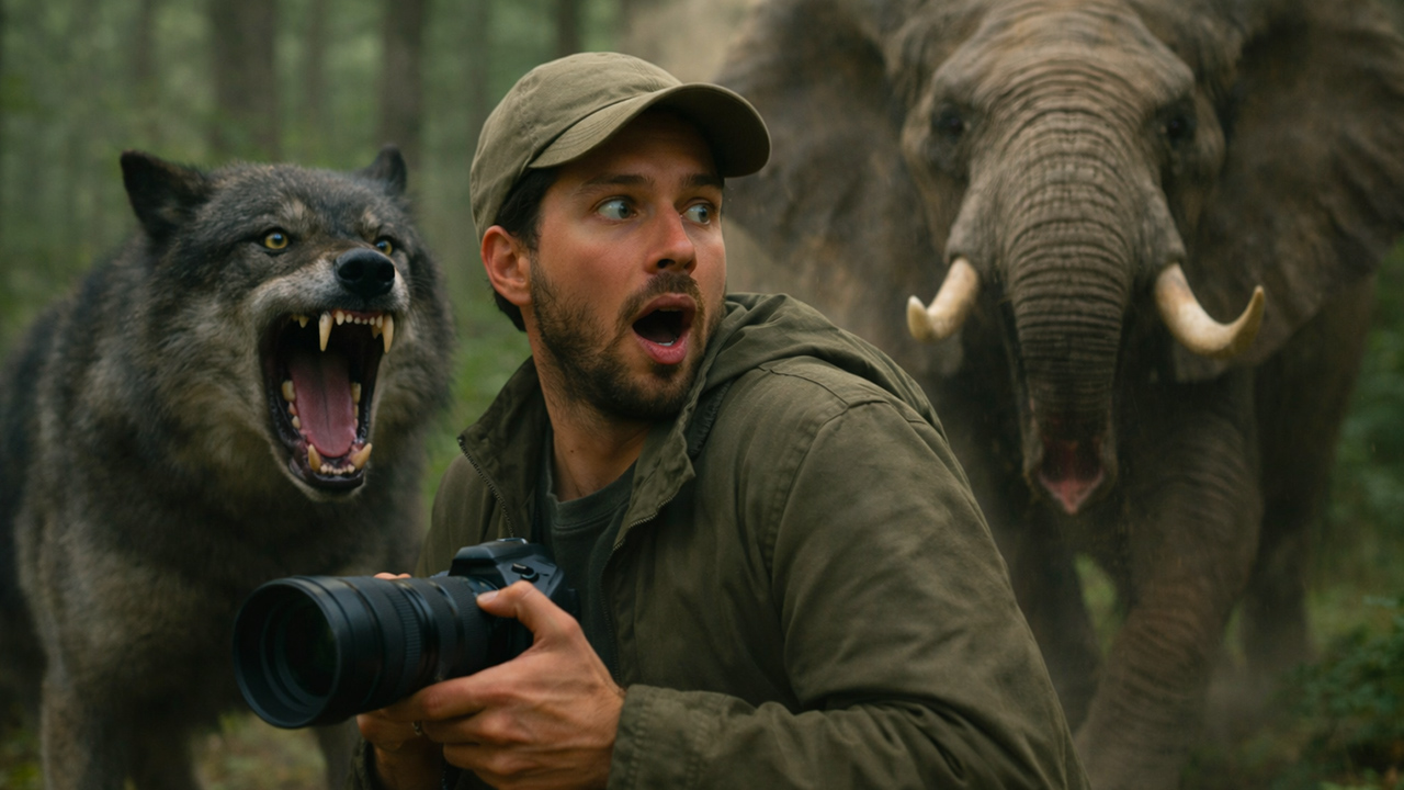 I went deep into the woods to film animals and found more than I thought