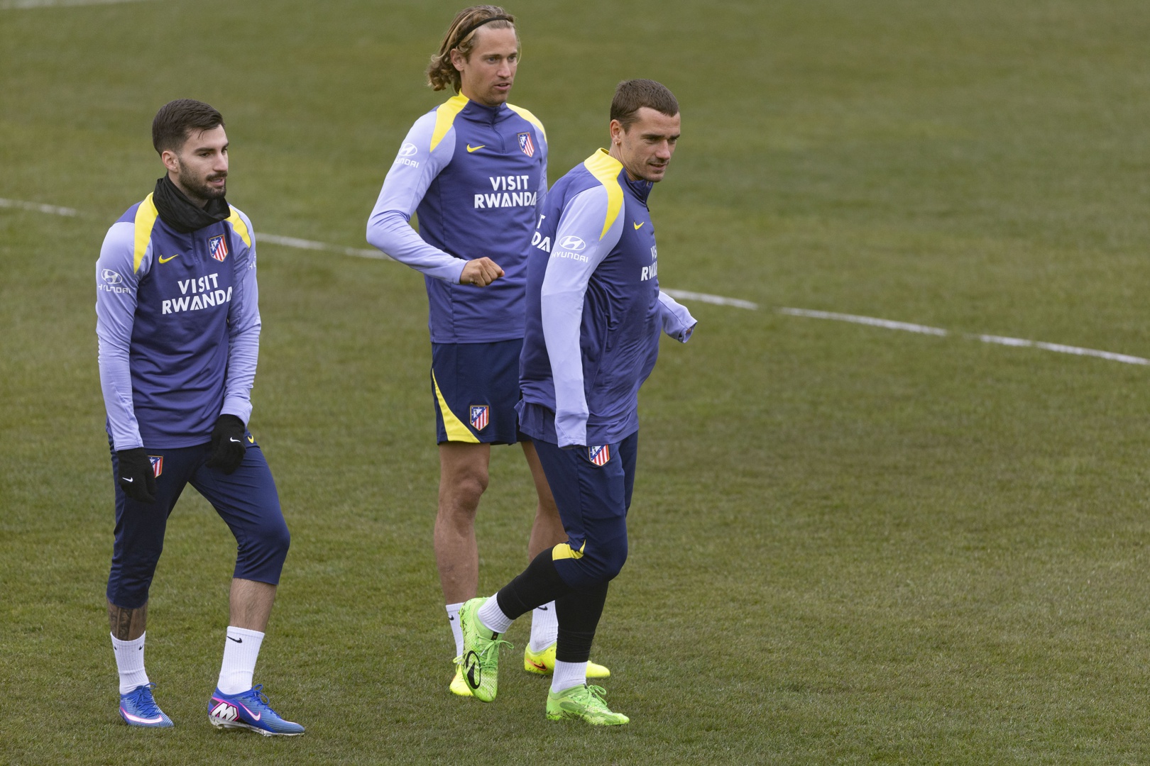 El Atlético ultima su puesta a punto para Riazor sin Koke, Lenglet y Nico