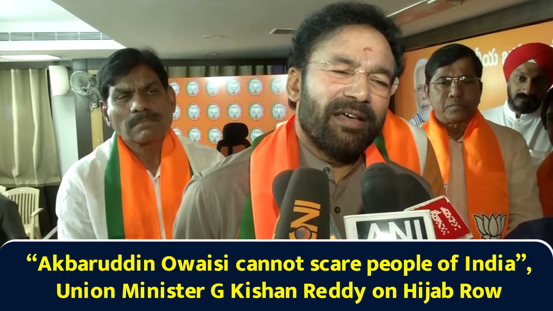 Akbaruddin Owaisi cannot scare people of India, Union Minister G Kishan ...