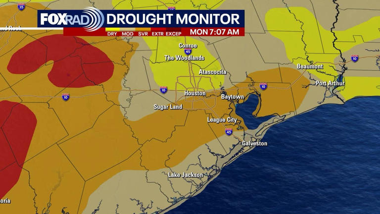 Houston weather: Monday to be cool, dry; drought conditions in ...