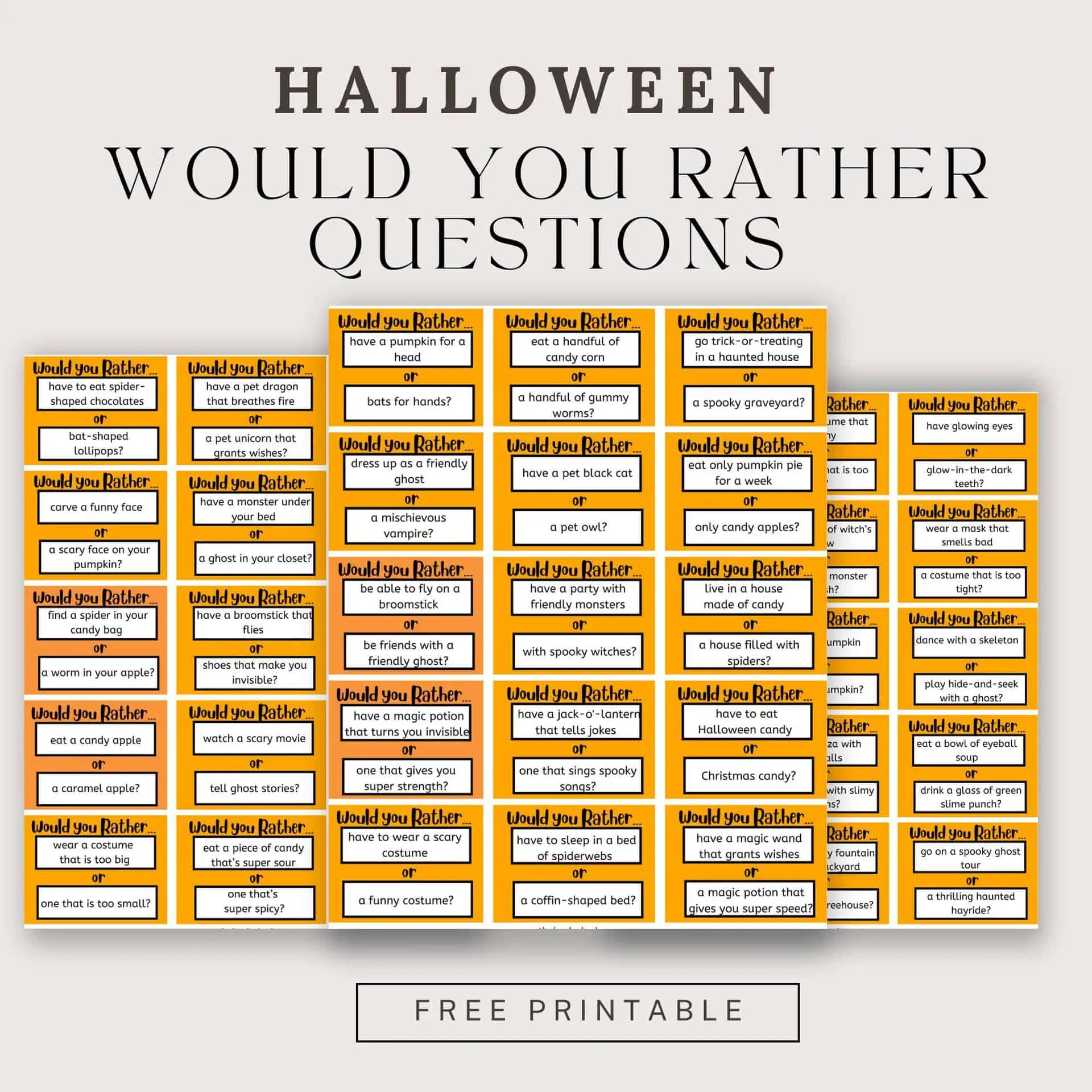 500+ best would you rather questions for kids