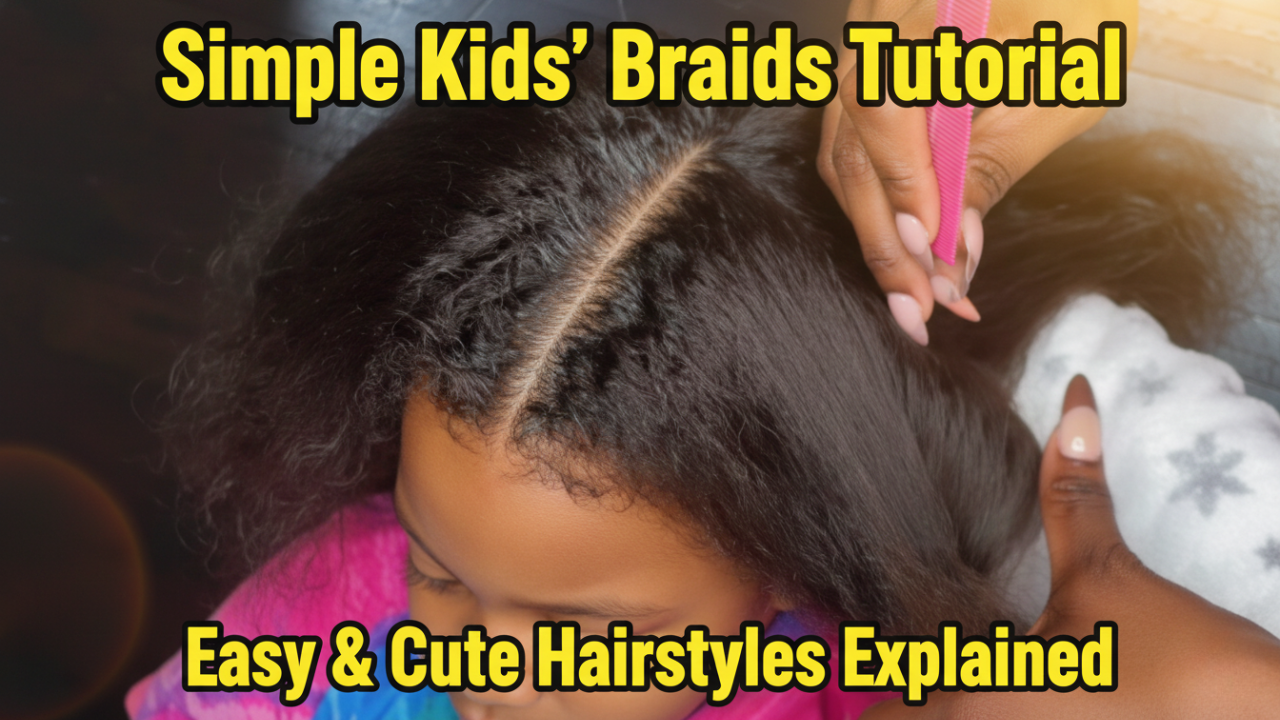 Simple kids’ braids tutorial – easy & cute hairstyles explained