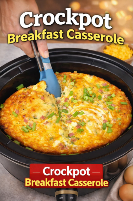 Easy crockpot breakfast casserole everyone loves