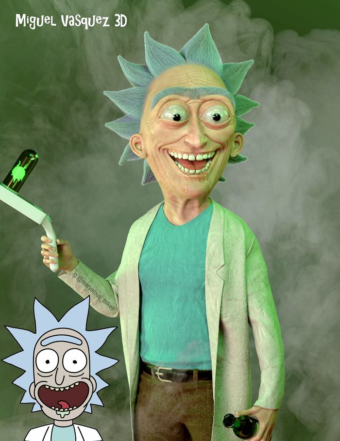 9 realistic depictions of iconic cartoon characters in real life