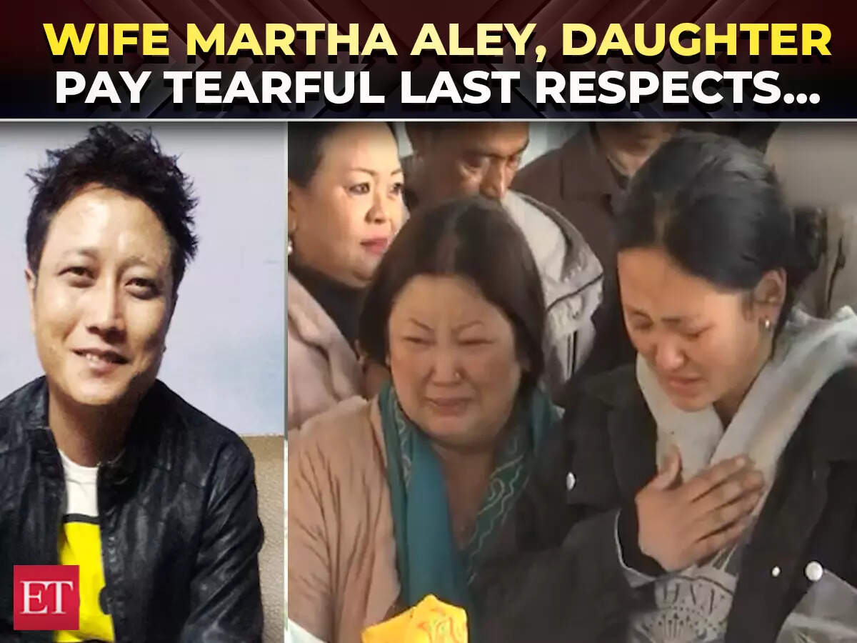 Prashant Tamang's final rites in Darjeeling: Wife Martha breaks down in ...