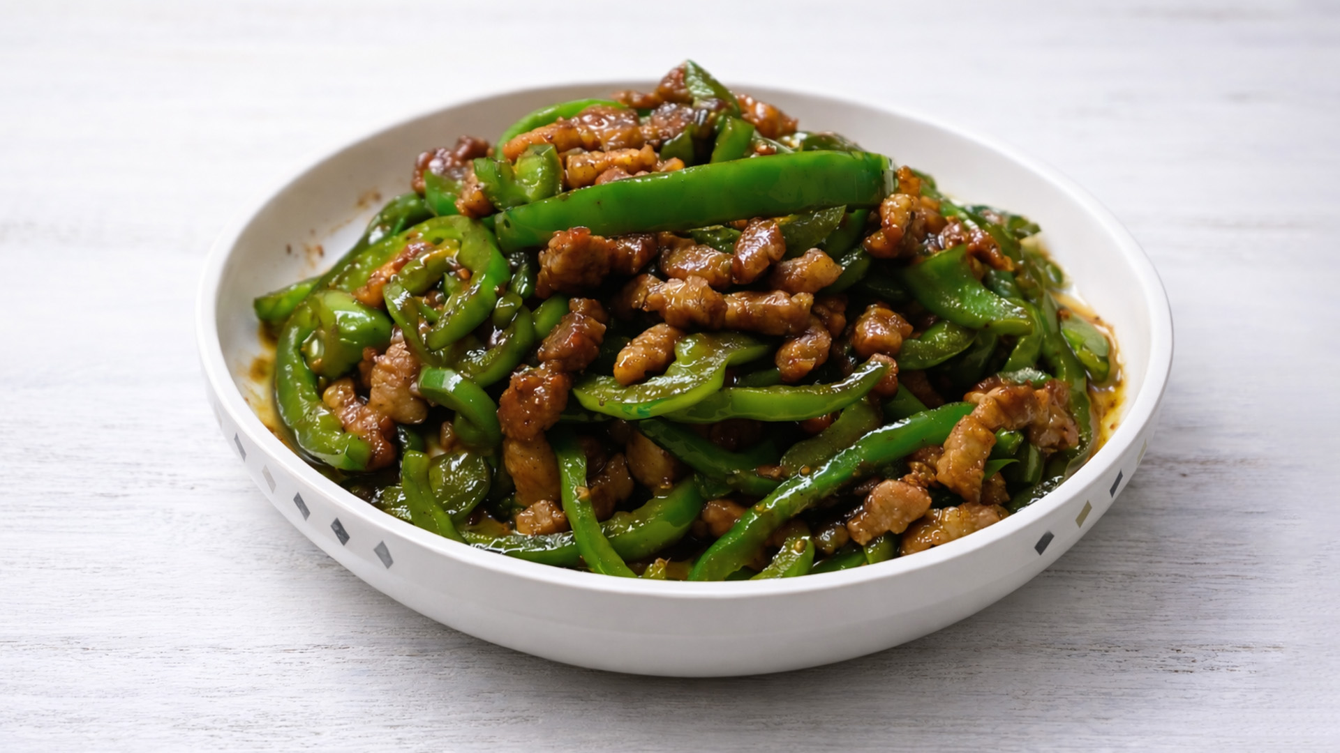 A quick pork and pepper dish anyone can cook